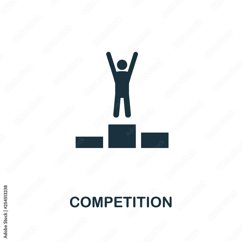 Competition icon. Creative element design from risk management icons ...