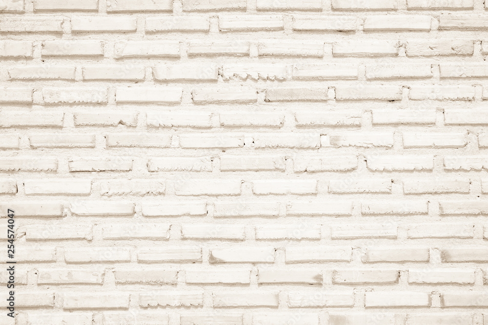 Cream colors and white brick wall art concrete or stone texture ...