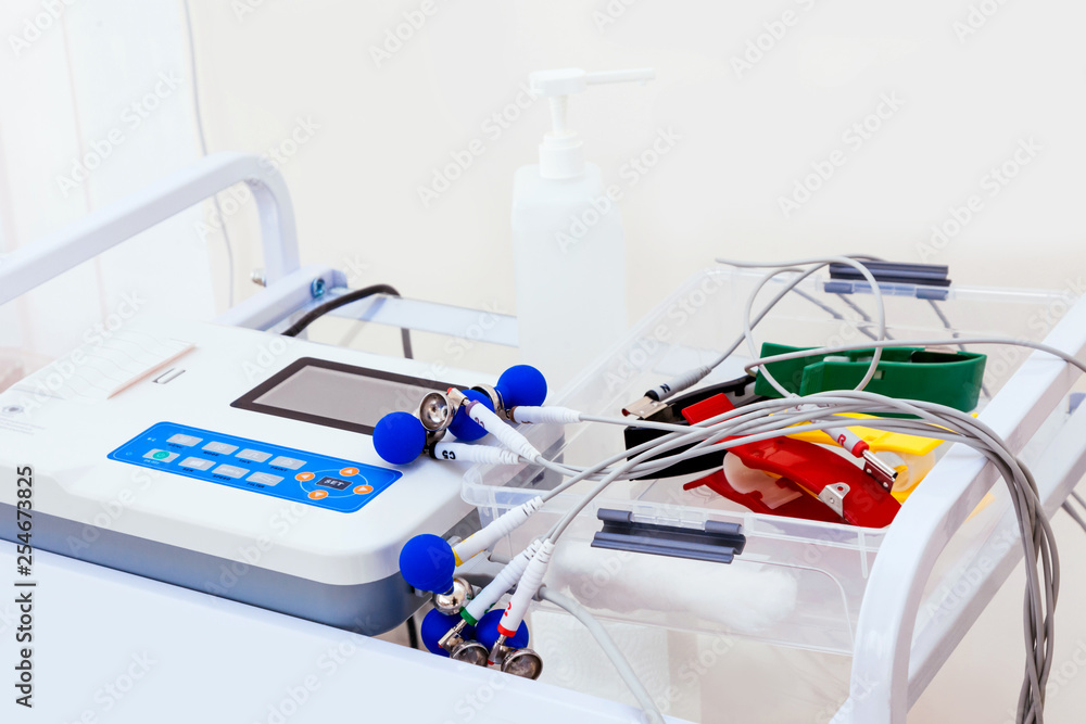 Photo & Art Print ECG EKG test analysis electrocardiograph cardiograph ...