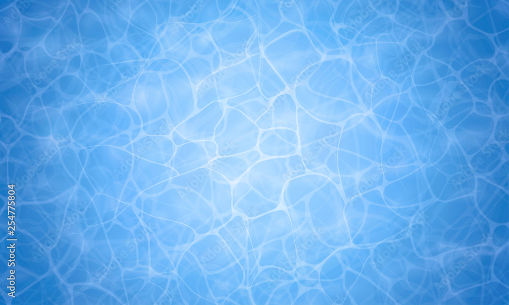 Summer background. Texture of water surface. Pool water. Overhead view ...