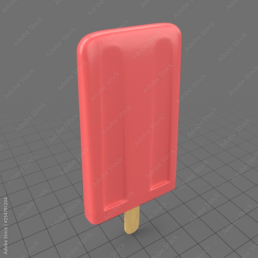 Stylized popsicle 1 Stock 3D asset | Adobe Stock