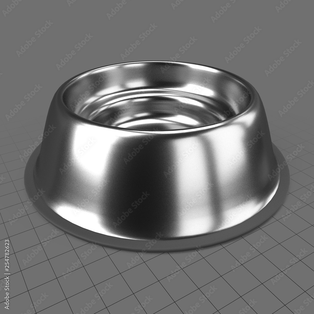 Empty dog bowl Stock 3D asset | Adobe Stock