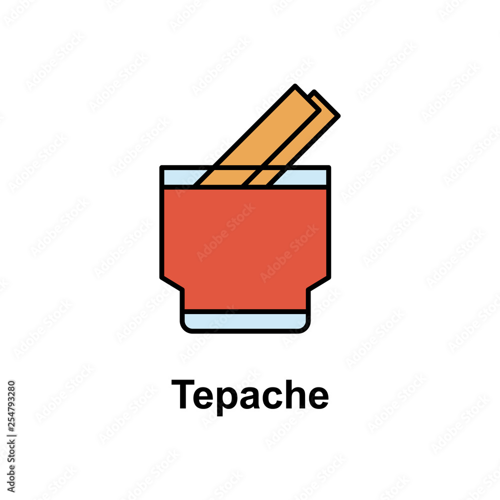 Tepache, drink icon. Element of Cinco de Mayo color icon. Premium ...