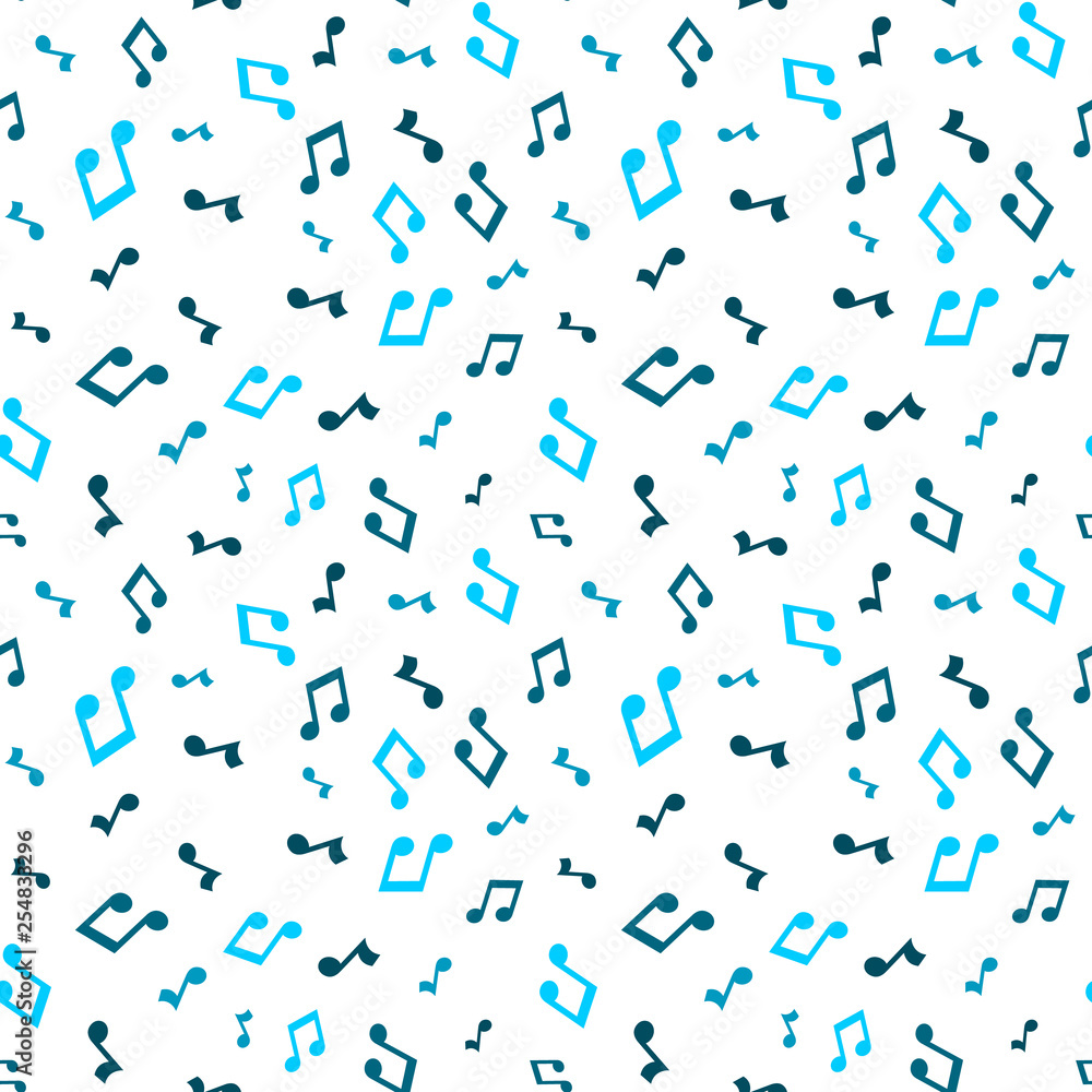 Blue And Black Music Background