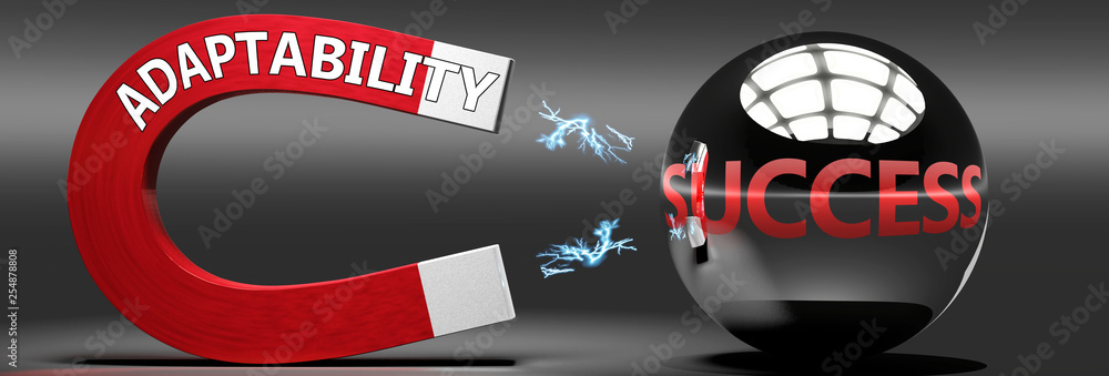 Adaptability leads to success, attracts achievements and progress ...