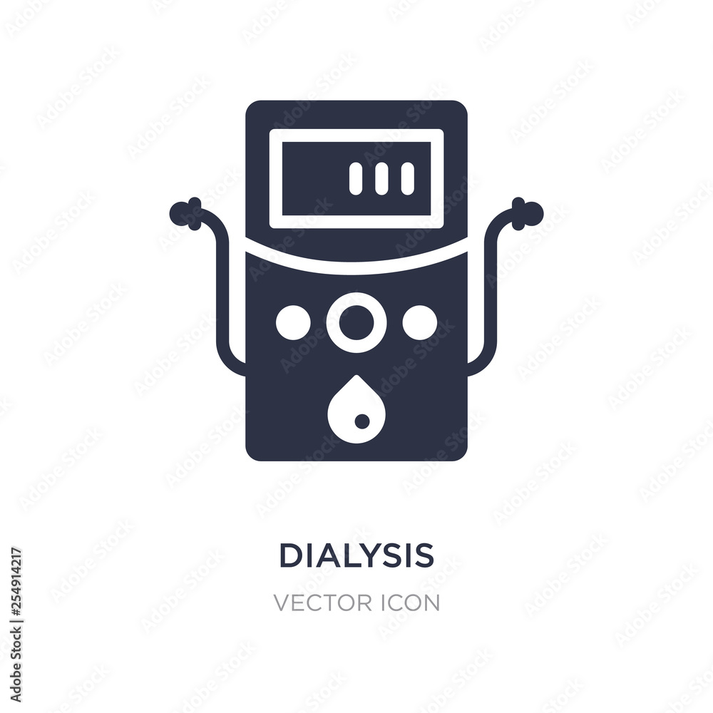dialysis icon on white background. Simple element illustration from ...