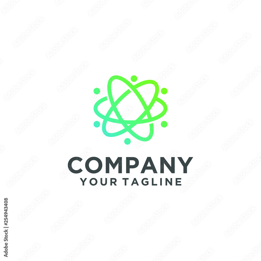technology, atom, icon, vector, science, molecule, symbol, design ...