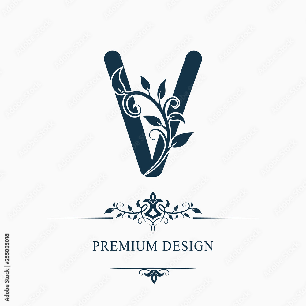 Decorative Letter V