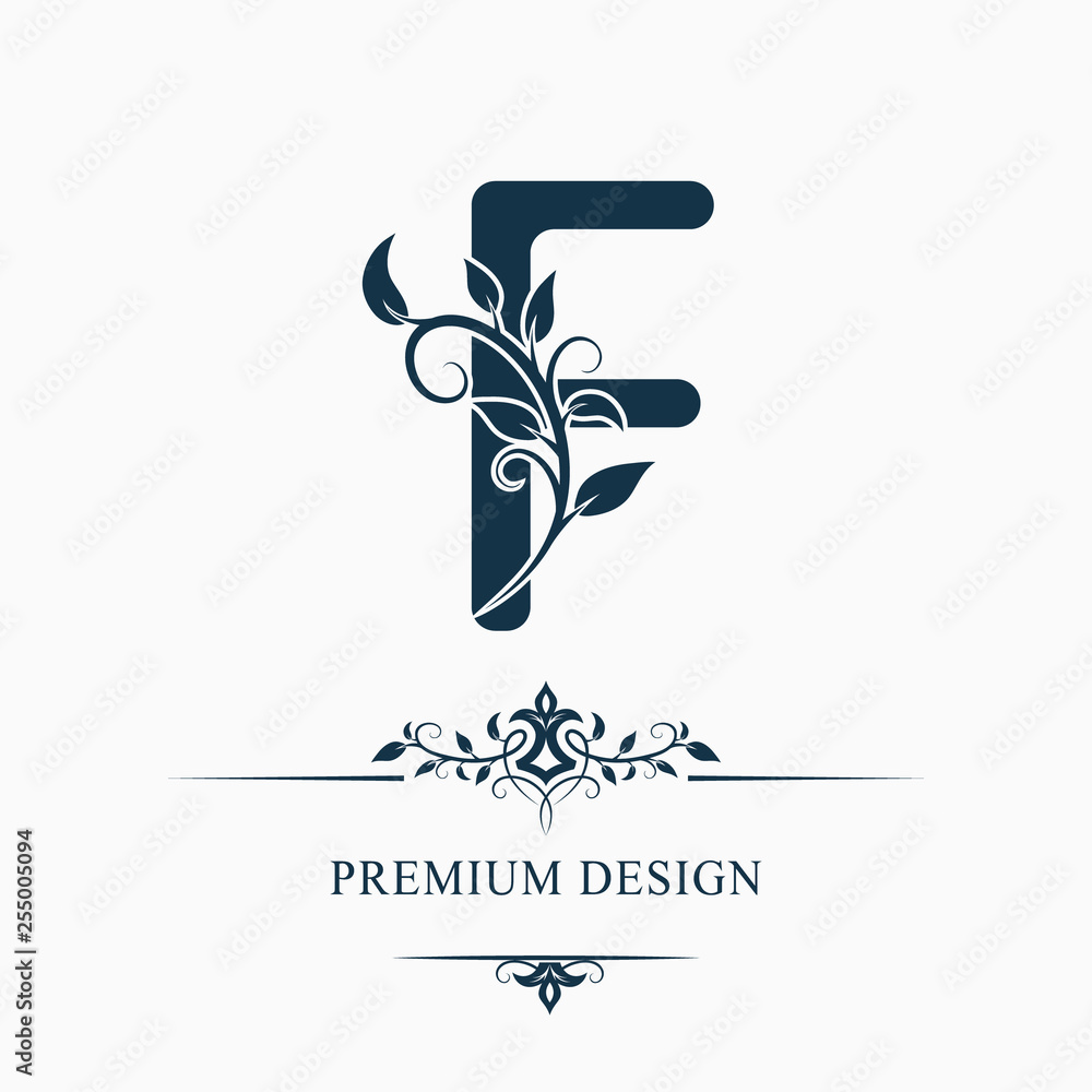 Capital F Calligraphy