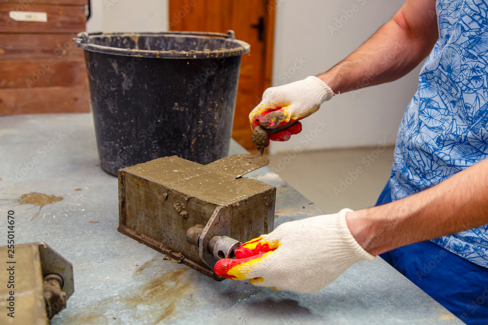 Sampling to determine the strength and other parameters of the concrete ...