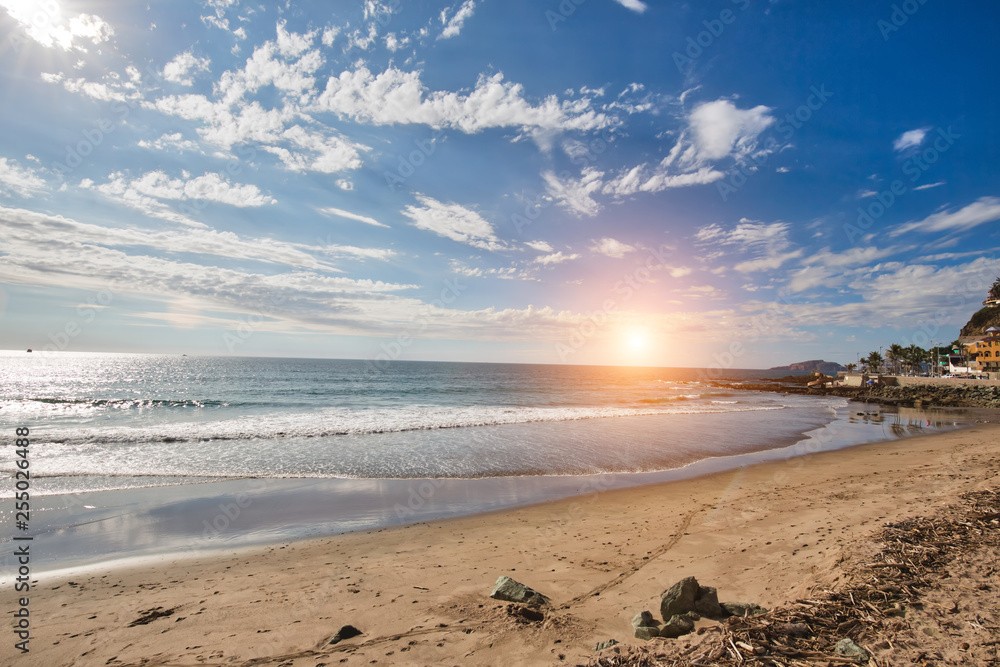 Mazatlan Golden Zone (Zona Dorada), famous touristic beach and resort ...