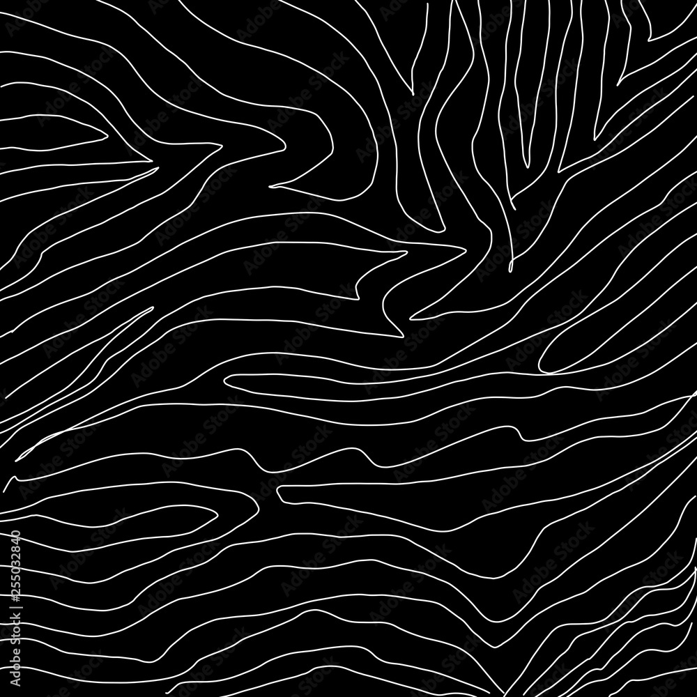 Abstract black and white wave pattern as illustration background and ... Abstract black and white wave pattern as illustration background and ...