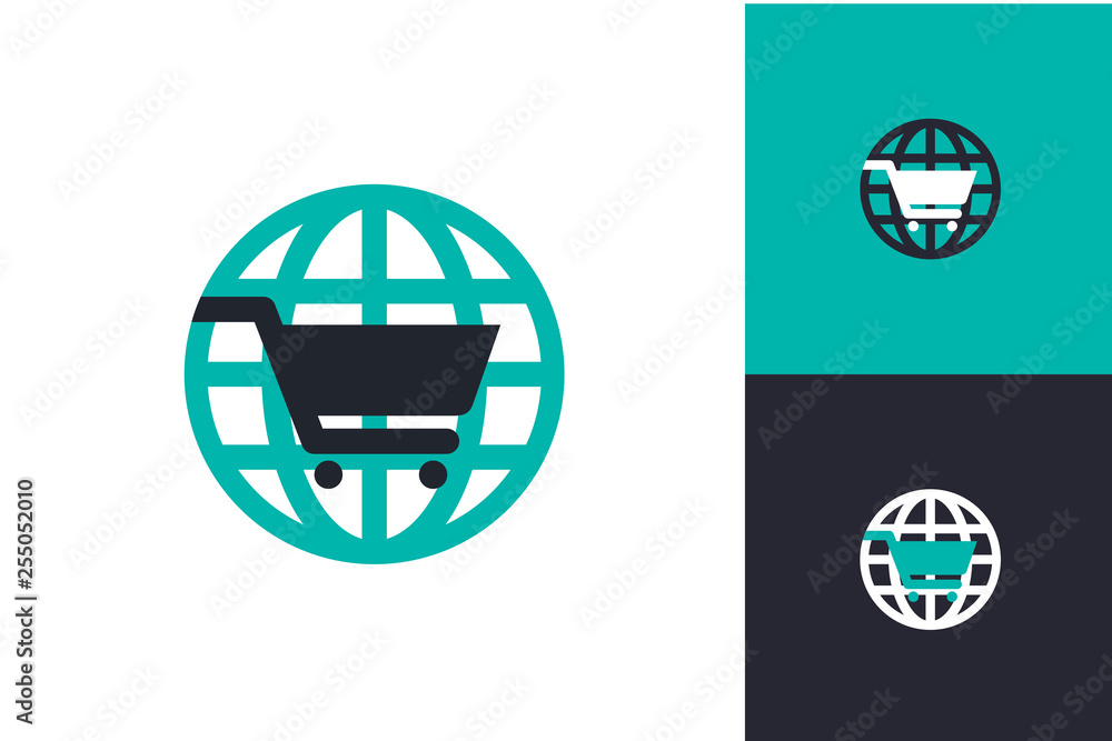 World Shop Logo Inspirations Template Stock Vector | Adobe Stock