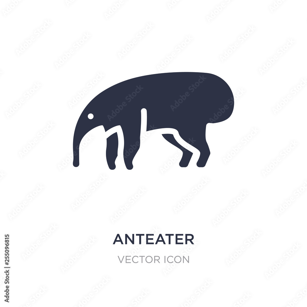 anteater icon on white background. Simple element illustration from ...