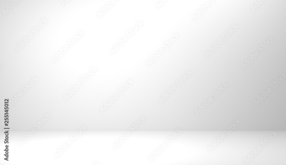 Abstract luxury white gradient background used for display product ad ...