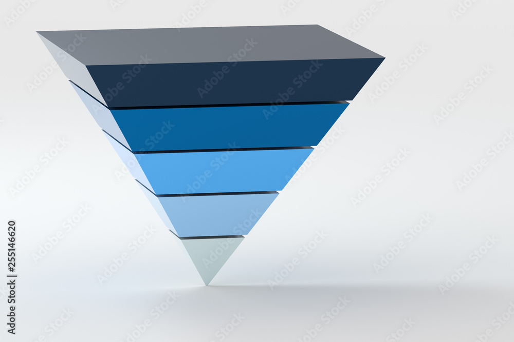 3d model pyramid, 3d rendering Stock Illustration | Adobe Stock