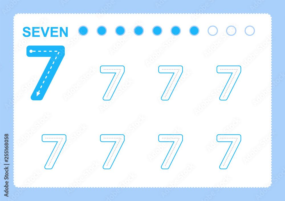 Free handwriting pages for writing numbers Learning numbers, Numbers ...