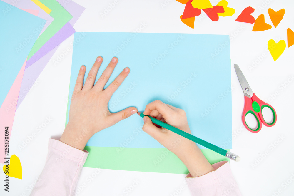 How to make paper bunny for Easter greetings and fun. Children art ...