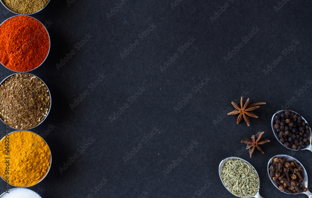 Spices Background 1 Stock Photo | Adobe Stock