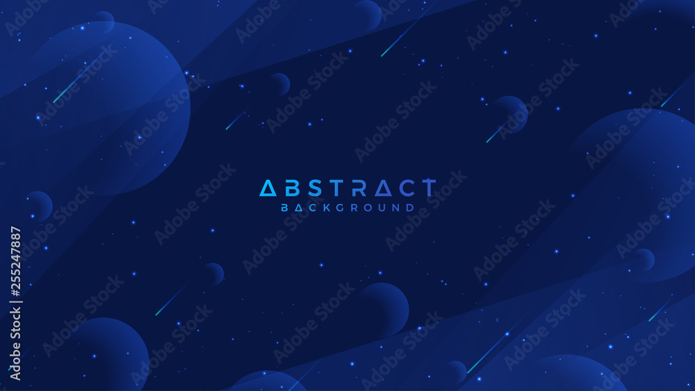 Dark blue abstract background is suitable for web, header, web banner ...