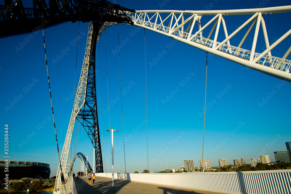 Matagarup Bridge - Perth - Australia Stock Photo | Adobe Stock