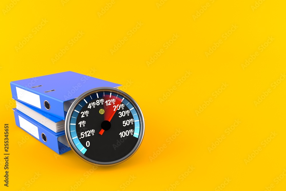 Network meter with ring binders Stock Illustration | Adobe Stock