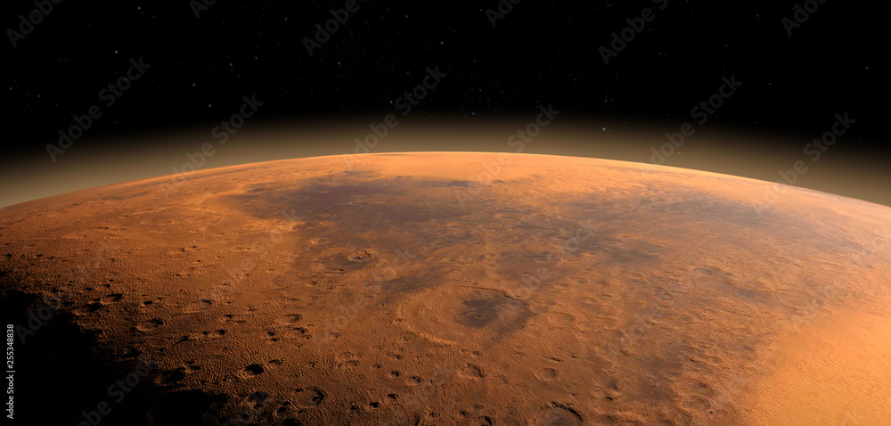 Planet Mars Stock Illustration | Adobe Stock