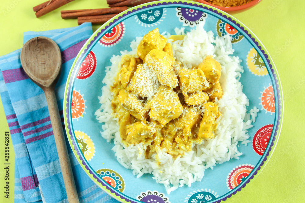 Poulet Coco Curry Cookeo