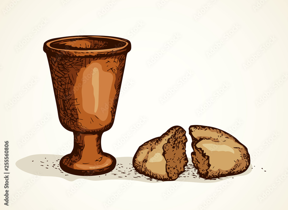 Communion Bread Broken
