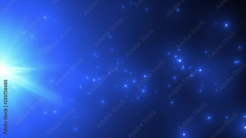 Abstract Light Particle Background Flowing Loop/ 4k animation of an ...