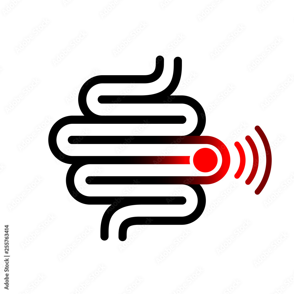 Colonoscopy vector icon Stock Vector | Adobe Stock