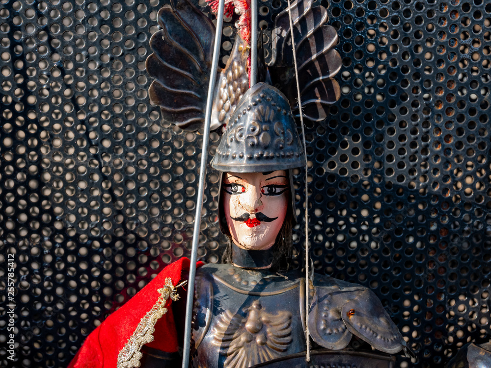 Portrait of a famous character of the puppets. Created by a master ...