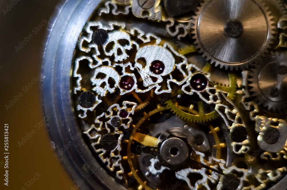 Skeleton watch. skeletonization vintage antique pocket watches ...
