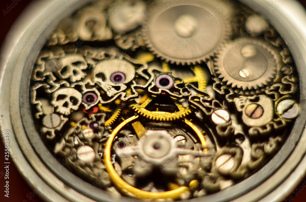 Skeleton watch. skeletonization vintage antique pocket watches ...