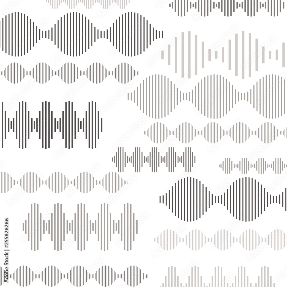 pattern sound wave icon Stock Vector | Adobe Stock