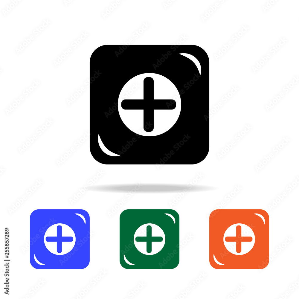 pharmacy sign icon. Elements of simple web icon in multi color. Premium ...