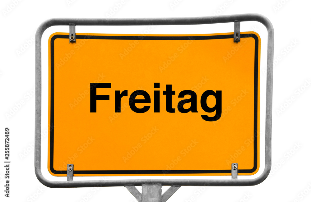 Freitag Wegweiser Stock Photo | Adobe Stock