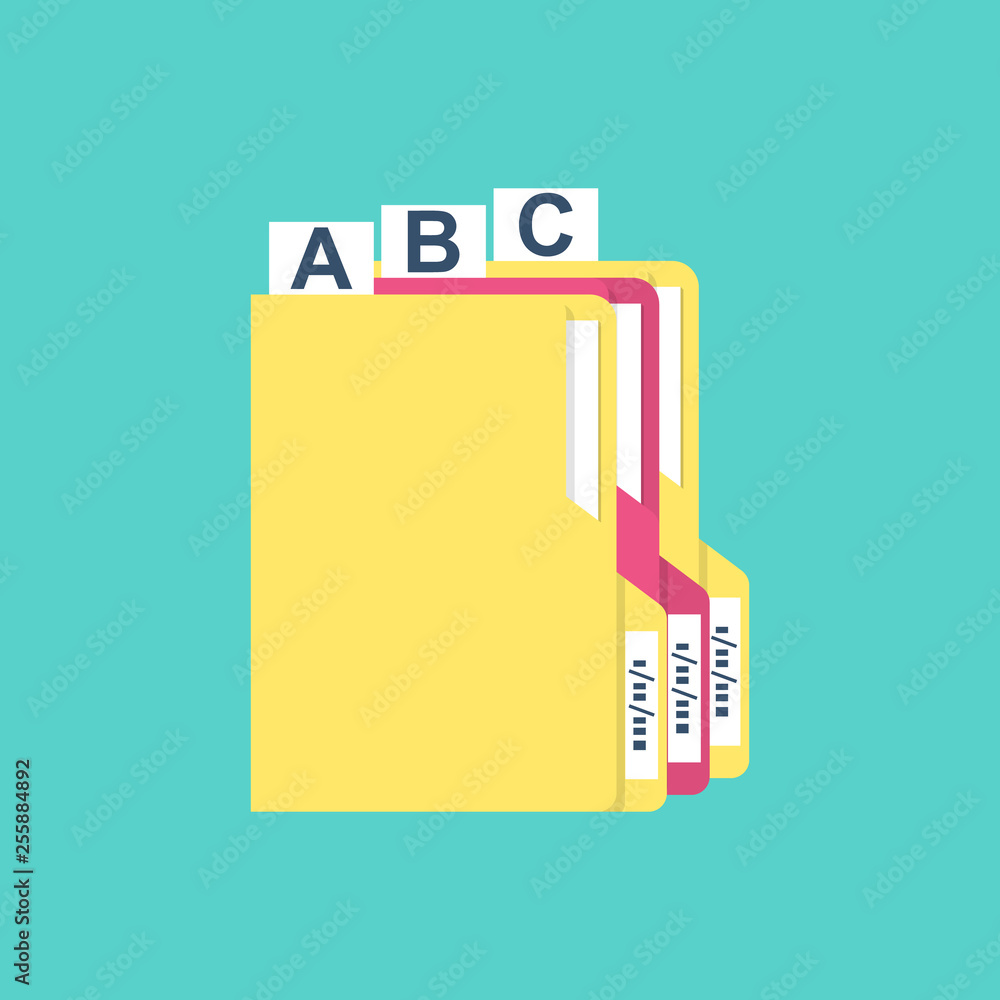 Card index icon Stock Vector | Adobe Stock