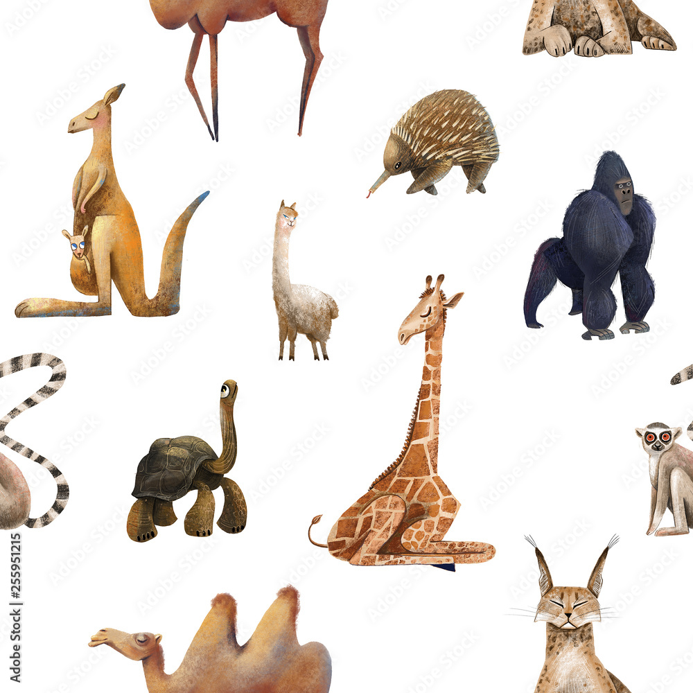 Russian alphabet, alphabet with animals, learn letters. A smart zoo ...