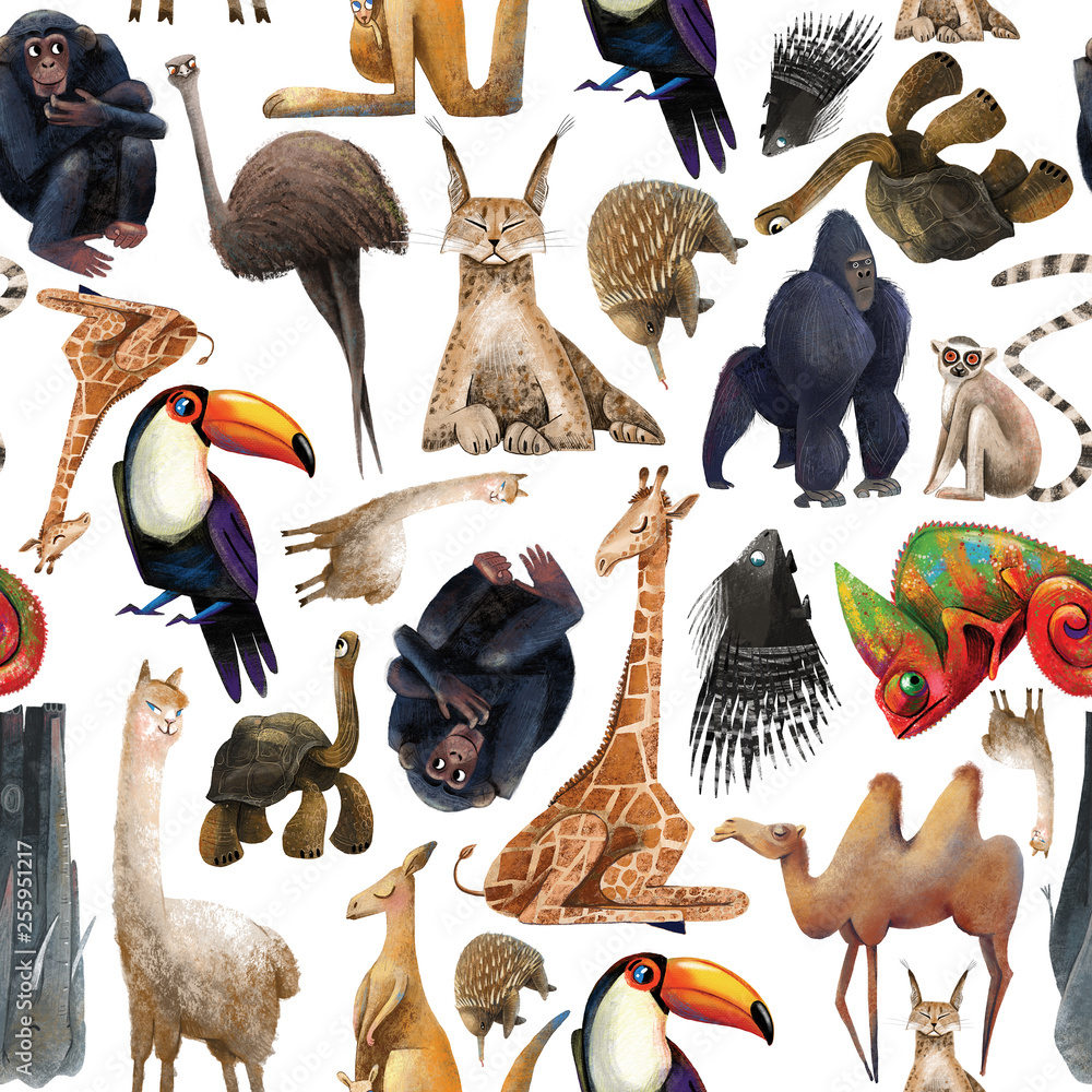 Russian alphabet, alphabet with animals, learn letters. A smart zoo ...