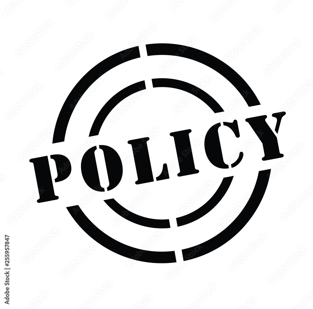 Policy stamp illustration Stock Vector | Adobe Stock