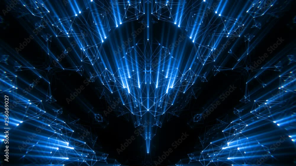 Seamless loop 3D abstract animation for your video backgrounds, concert ...