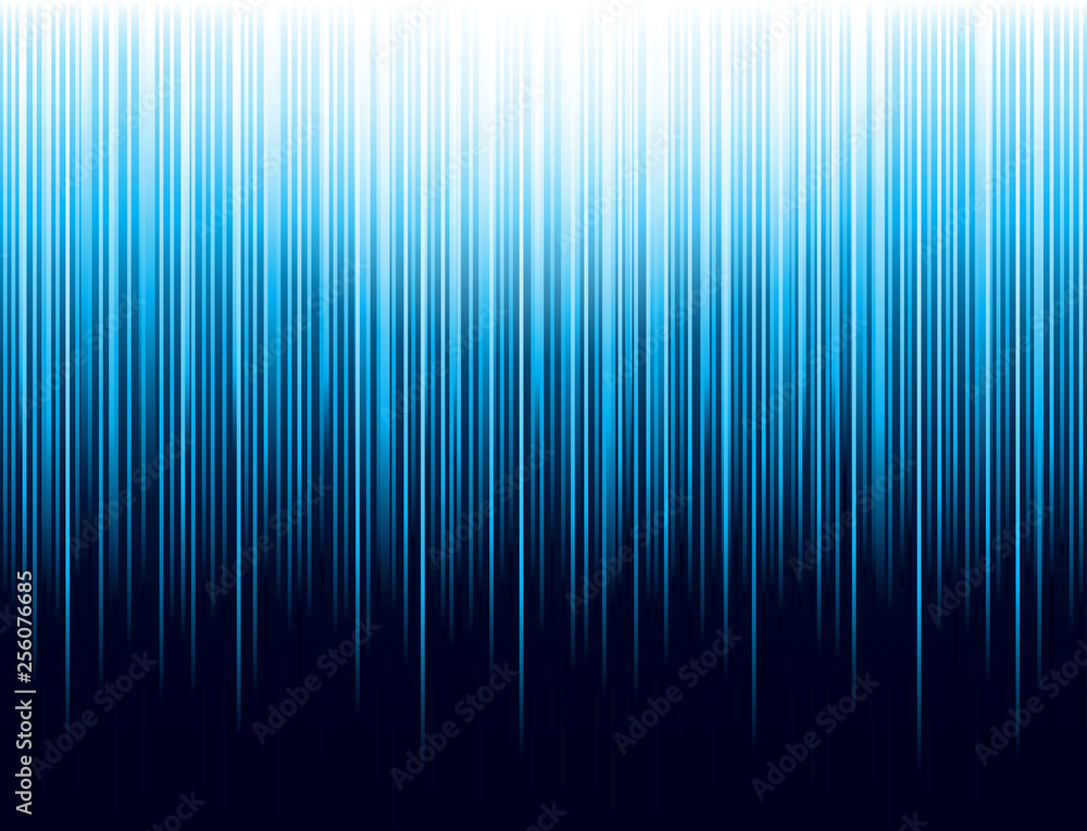 Background with blue glowing striped lines technology. Abstract ...