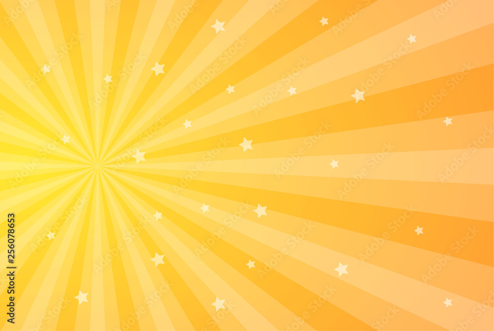 Sun rays vector illustration. Rays background. Sun ray theme abstract ...