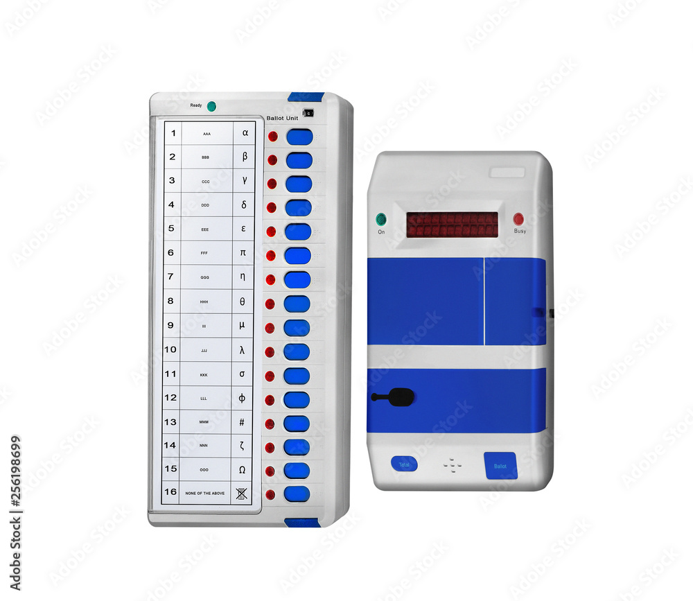 Indian Election electronic voting machine - Image Stock Photo | Adobe Stock