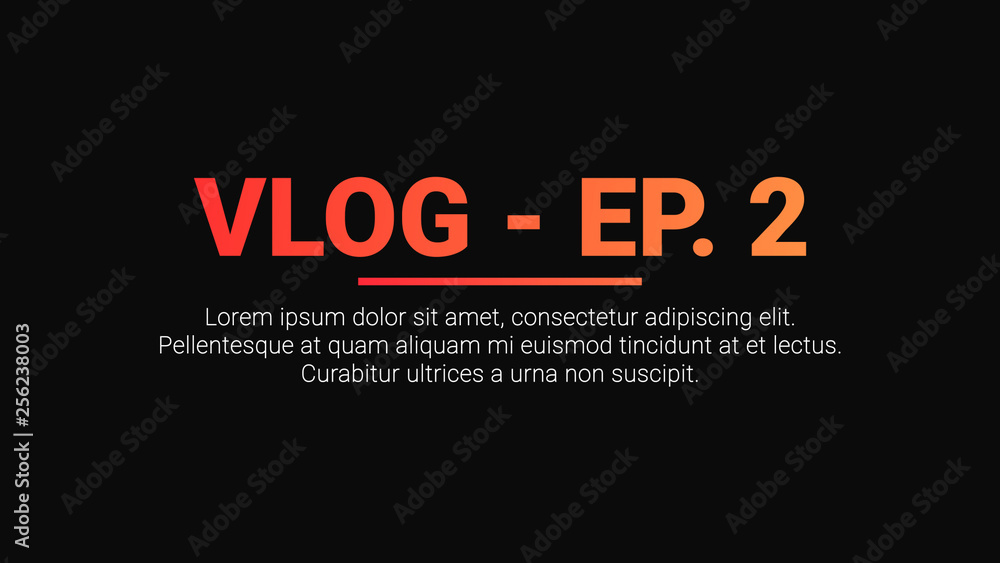 Bold Title With Paragraph Stock Template | Adobe Stock