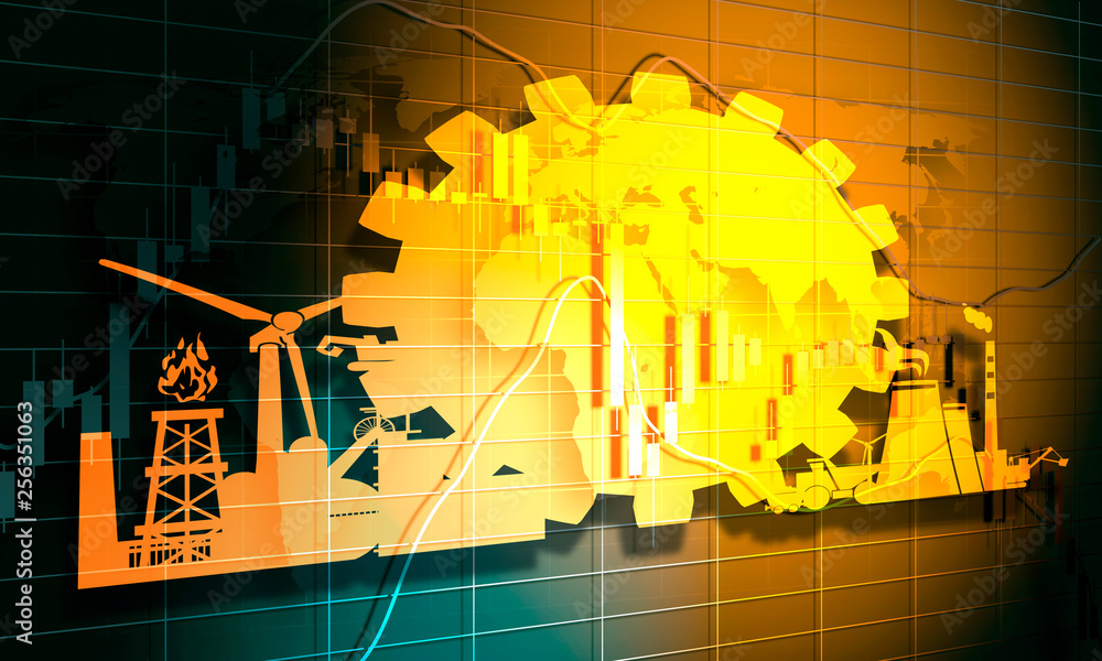 Forex candlestick pattern. Trading chart concept. Financial market ...