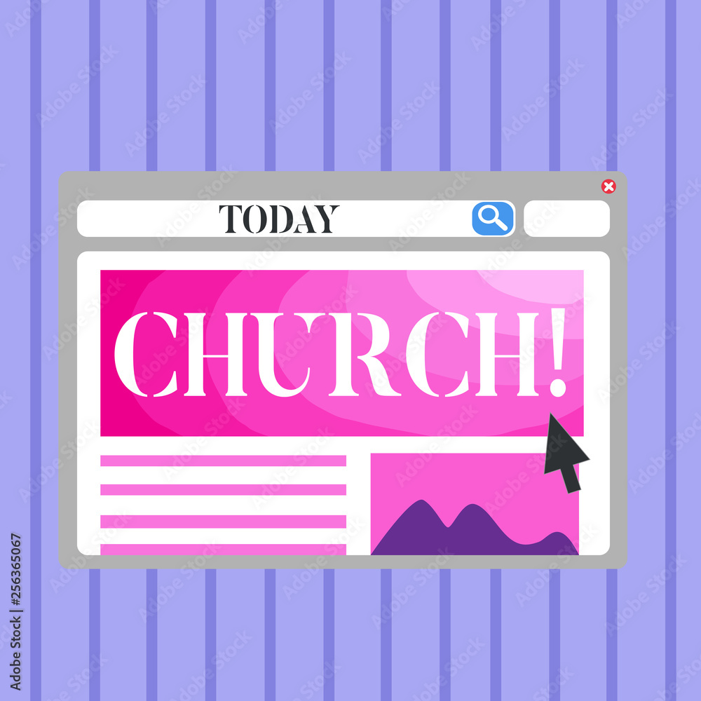 Word writing text Church. Business photo showcasing Cathedral Altar ...