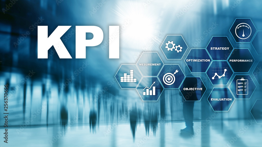 KPI - Key Performance Indicator. Business and technology concept ...