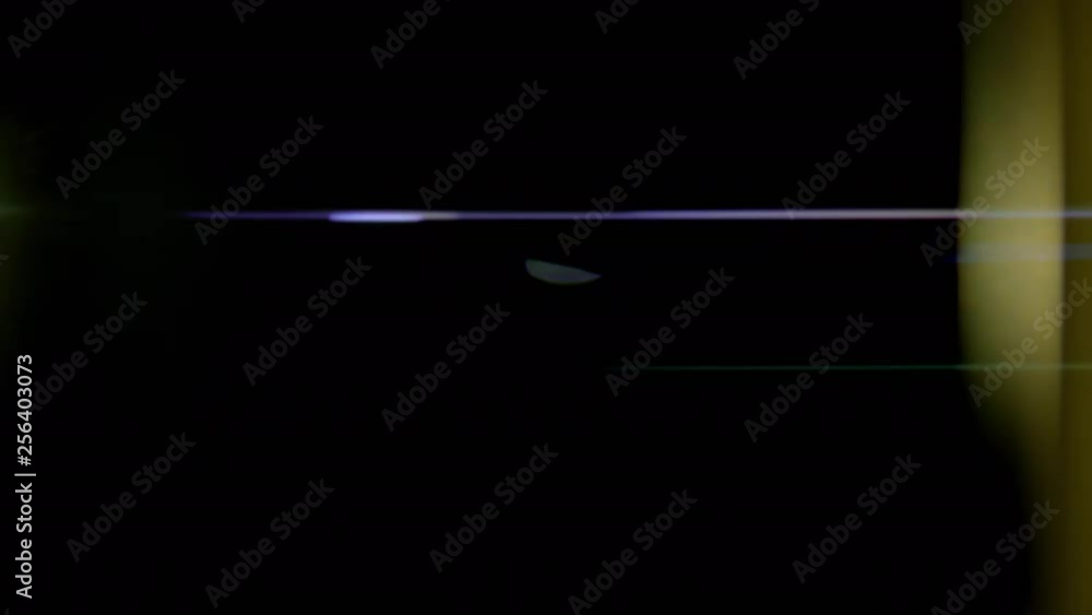 Realistic Anamorphic Lens Flare Practical Effects Stock Video | Adobe Stock